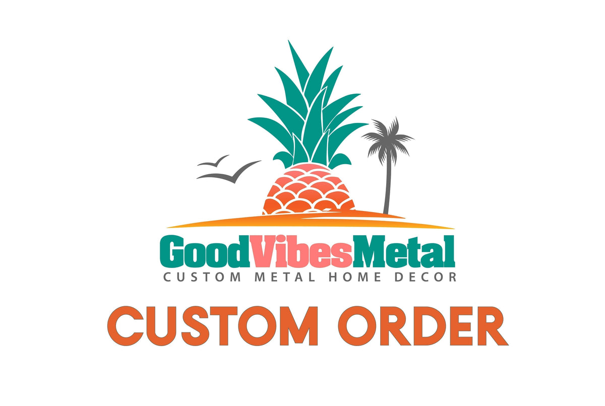 24" vertical address sign in matte black – GoodVibesMetal