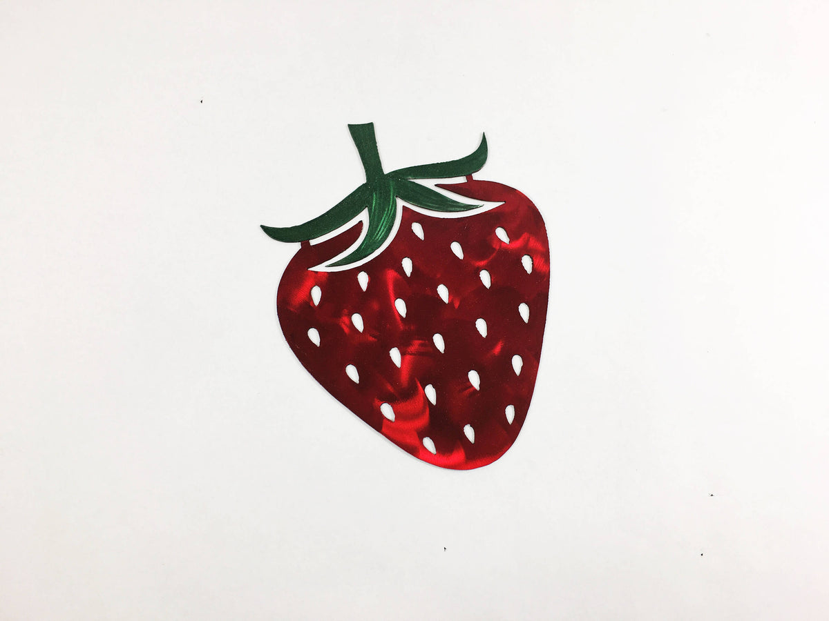 Strawberry Metal Wall Art | Kitchen Decor | Garden & Patio Decoration ...