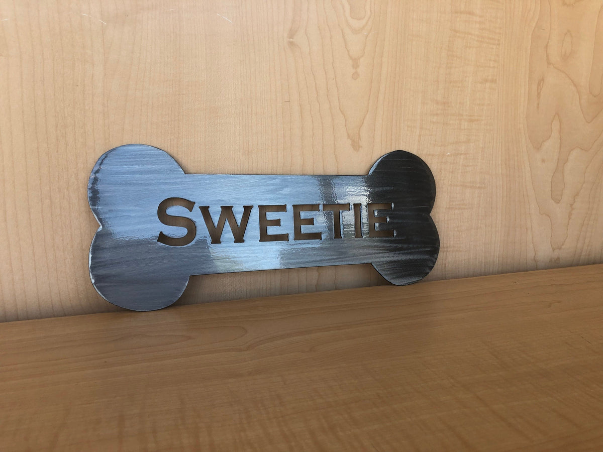 Personalized Metal Dog Bone – GoodVibesMetal